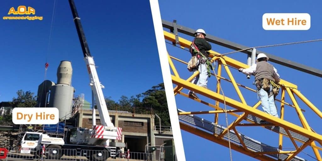Dry vs Wet Crane Hire Service: Which is Right for You?