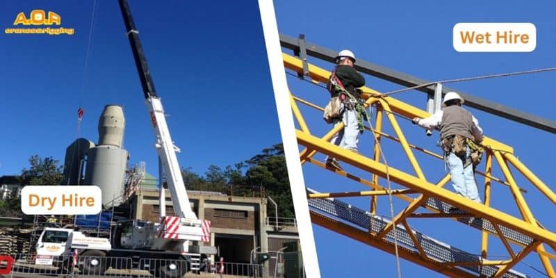 Dry vs Wet Crane Hire Service: Which is Right for You?