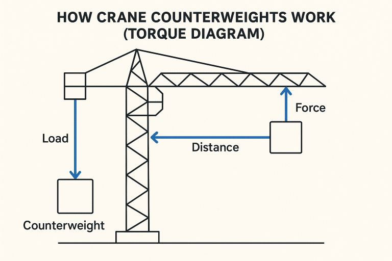 Crane Counterweights: for Improved Load Capacity & Stability