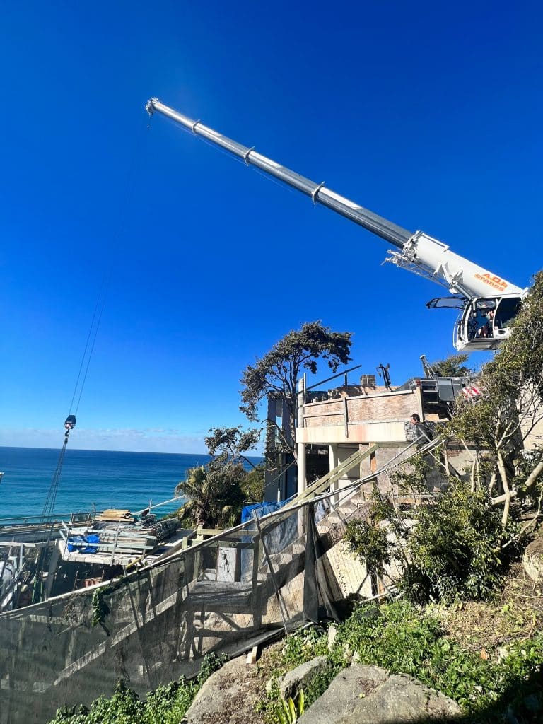 Crane Hire In Sydney For Pool & Spa Installations - AOR Cranes