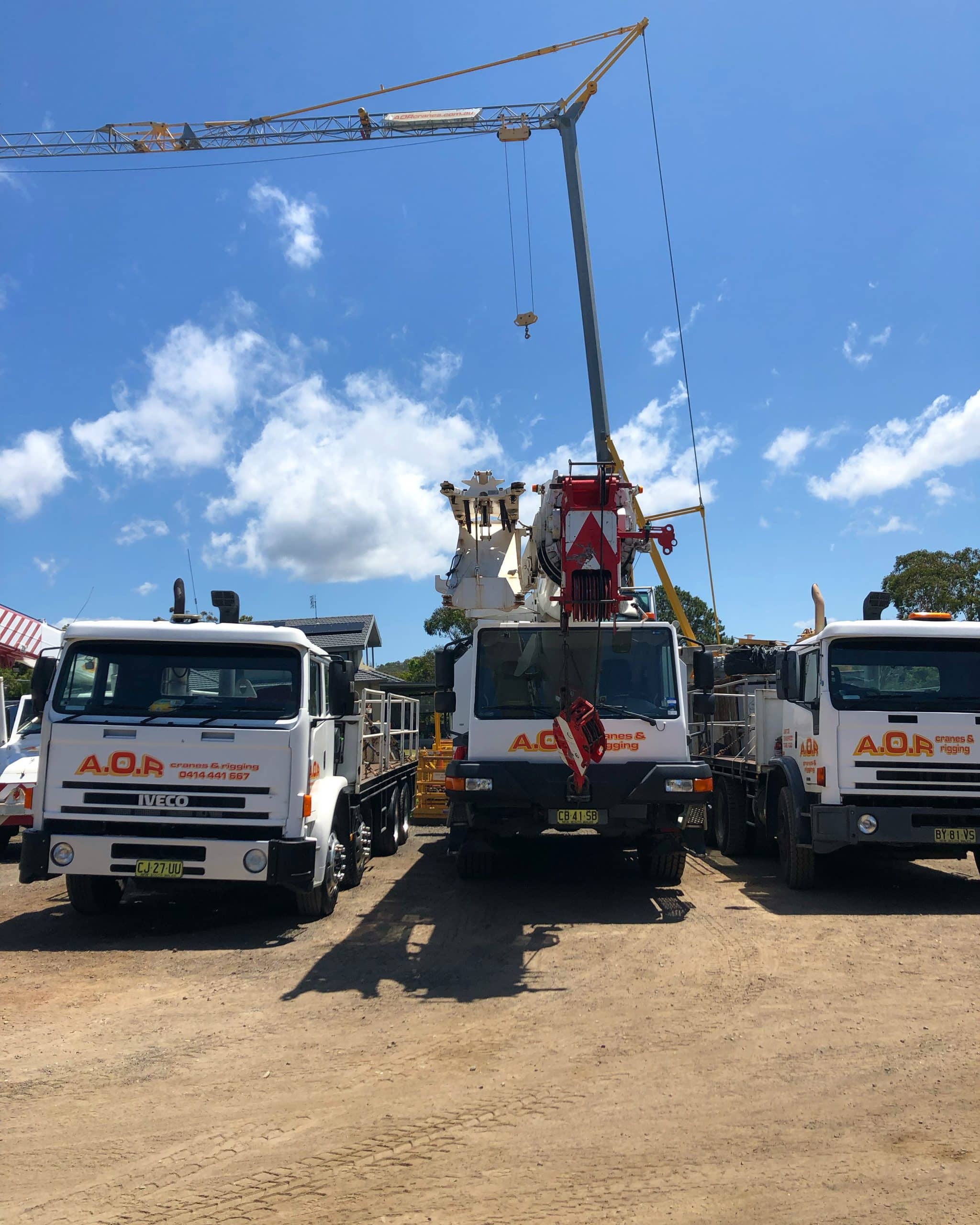 Crane Hire Sydney | Mobile, Tower & Mini Cranes | AOR Cranes